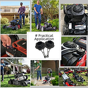 shiosheng 2pcs Fuel Tank Cap Gas Cap 594061 Fit for Lawn Mower for B& S w/Tether 675Exi, 725Exi Series