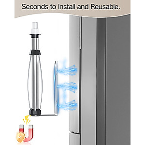 Magnetic Paper Towel Holder,Paper Towel Holder with Spray Bottle,Paper Towel Holder Under Cabinet with Strong Magnetic Backing and Self-Adhesive for Kitchen Refrigerator Grill RV