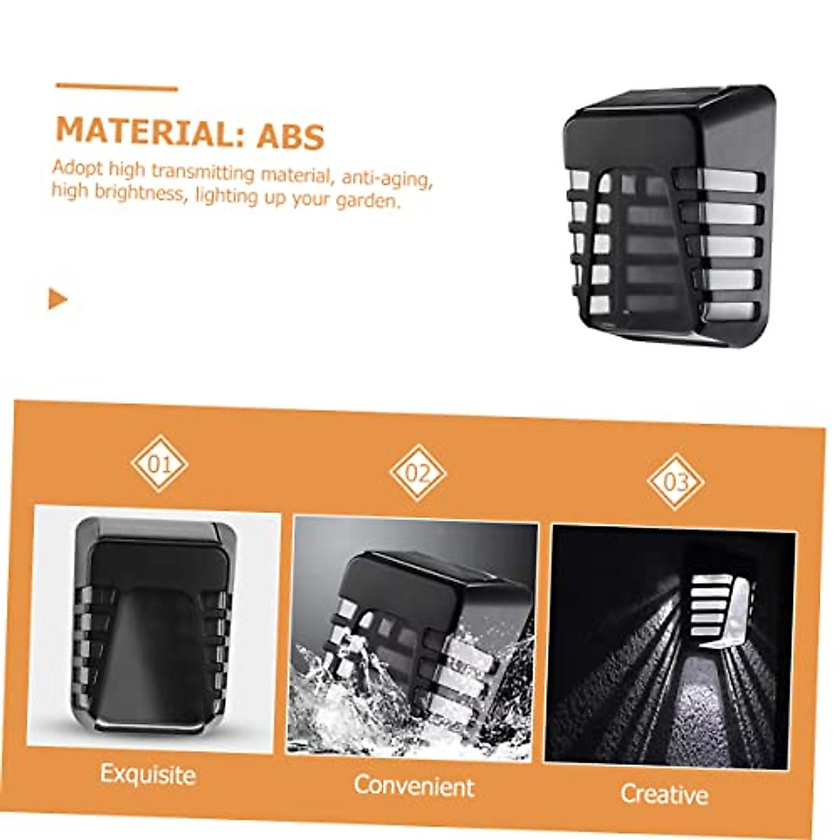 OSALADI Lighting for Front Pathway Outdoor Sconce Lamp Post Fence LED Decorative Outside Deck Patio Exterior Yard Lights Light Wall Door Garden Stair Fixtures Lamps Mounted