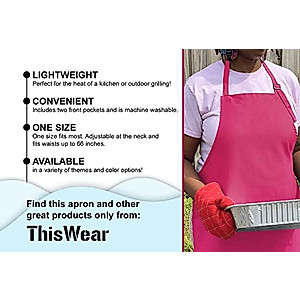 ThisWear Welder Gifts For Men Best Squatchin Welder Two Pocket Adjustable Bib Apron Black