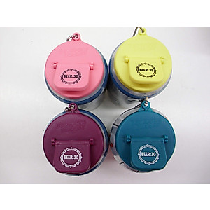 Beverage Buddee Can Cover - Beer :30 Imprint - Best Can Cover For Standard Size Soda/Beer/Energy Drink Cans - Made In The USA - BPA-PCB Free - Assorted Colors - 4 pack (Keychain)