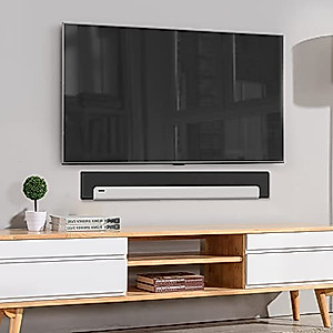 WALI Wall Mount for Sonos Playbar Sound Bar Easy to Install Speaker Wall Mount Kit, Hold 33 lbs Weight Capacity (SON001), Black