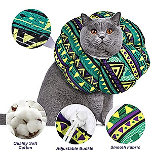 Cat Collar Cone: Comfy Recovery Alternative Cone for Kitten Puppy Small Dog to Stop Licking Waterproof Cute Protective Neck Cone After Surgery Neutering