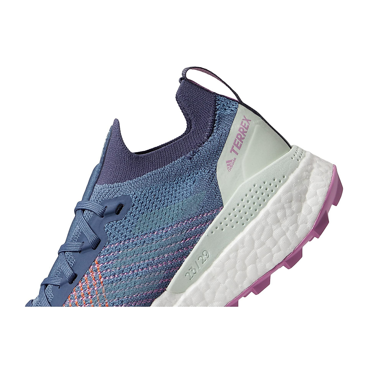 adidas Terrex Two Ultra Primeblue Trail Running Shoes Women's, Blue, Size 5.5