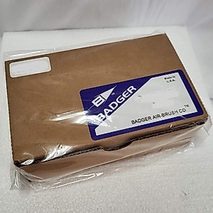 Badger Air-Brush Co. Model 105 Patriot Fine Gravity Airbrush, Stainless Steel