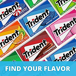 Trident Original Flavor Sugar Free Gum, 14 Pieces (Pack of 24) (336 Total Pieces)