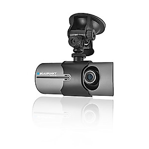 Blaupunkt - Dual Camera DashCam with GPS, 2.7" LCD Screen, Wide Angle View, Continuous Recording