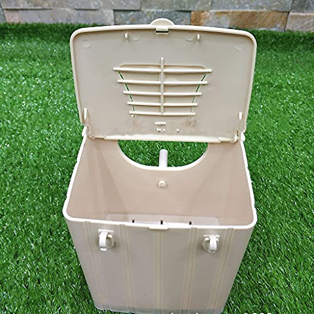 Thereisno Parrot Breeding BoxHanging Bird Nest Bird Cage Plastic House Mating Boxfor Lovebird Parakeet Cockatiel Budgie Conure Hanging Birds Nest