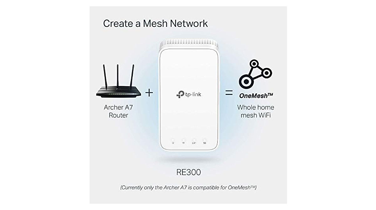 TP-Link AC1200 WiFi Range Extender - Fast & Reliable