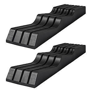 XYJ 2pc/set Drawer Kitchen Knife Block Plastic Knives Organizer Shelf Durable Chef's Knives Stand For Storing 7 Knives Portable Knife Holders(Knife not included) (Black)