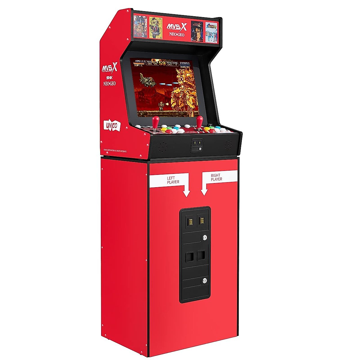 UNICO MVSX Base, 32" Tall Base Compatible with UNICO MVSX Arcade Machine