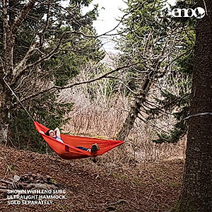 ENO, Eagles Nest Outfitters Helios Ultralight Hammock Straps Suspension System with Storage Bag, 300 LB Capacity, 8' 1" x 1"