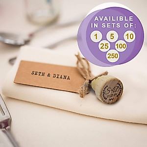 My Personal Memories Custom Personalized Wood T-Cork Wine Stopper - Engraved Bulk Wedding Favors (1)