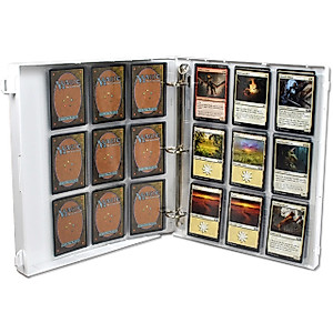 UniKeep Card Storage Case for Magic The Gathering Game with 20 Playing Card Pages - Holds up to 360 MTG Cards (Flames)