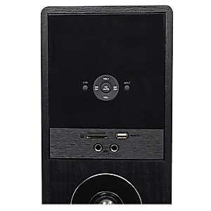 Rockville TM80B Black Home Theater System Tower Speakers 8" Sub/Bluetooth/USB