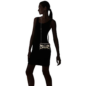 Sakroots Large Coated Canvas Smartphone Crossbody Bag, Black/White Wanderlust