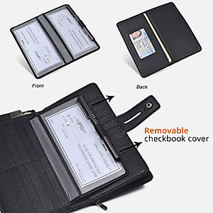 Bveyzi Women's Big Fat Rfid Leather Wristlet Wallet Organizer Large Phone Checkbook Holder with Zipper Pocket (Dark Green)