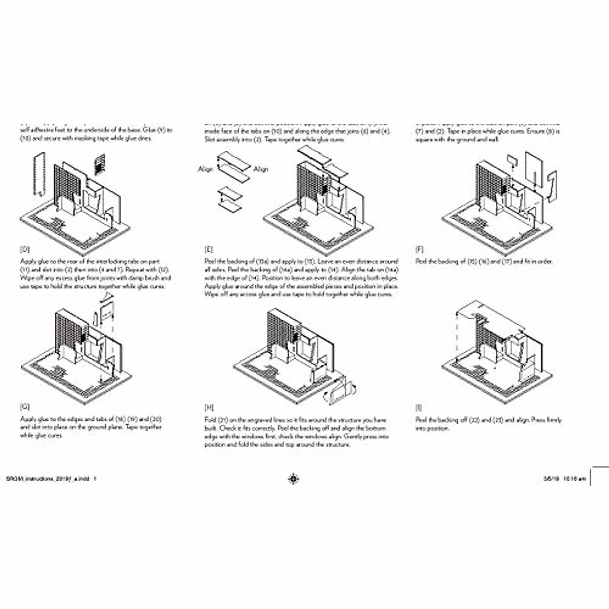 Little Building Co Guggenheim Museum Scale Replica kit, Frank Lloyd Wright midcentury Modern Architecture. NYC Architectural fine Wood Accurate Model