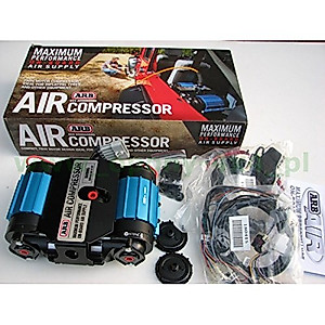 ARB CKMTA12 '12V' On-Board Twin High Performance Air Compressor, Ideal for Air Lockers Locking Differentials, Tire Inflator, Air Horn, Air Tools and Pneumatic Tools.