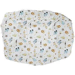 Trend Lab Jungle Friends Deluxe Flannel Changing Pad Cover