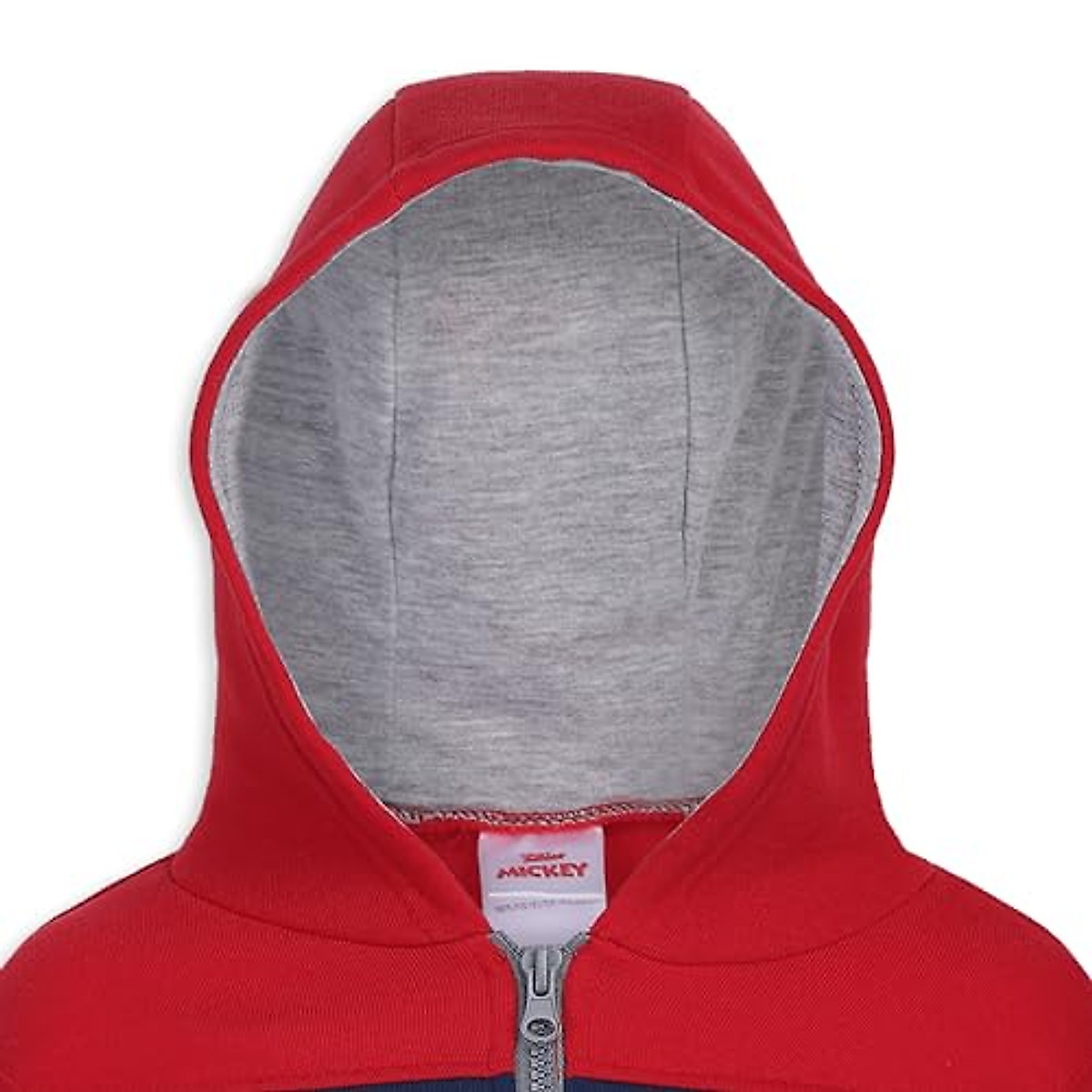 Disney Mickey Mouse Boys Half Zip Pullover Fashion Hoodie for Infant and Toddlers