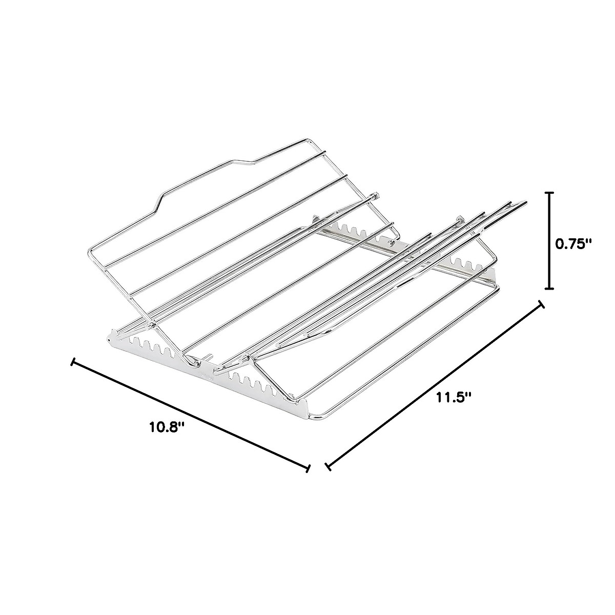 BRADSHAW INTERNATIONAL 23803 Chrome Adjustable Roast Rack
