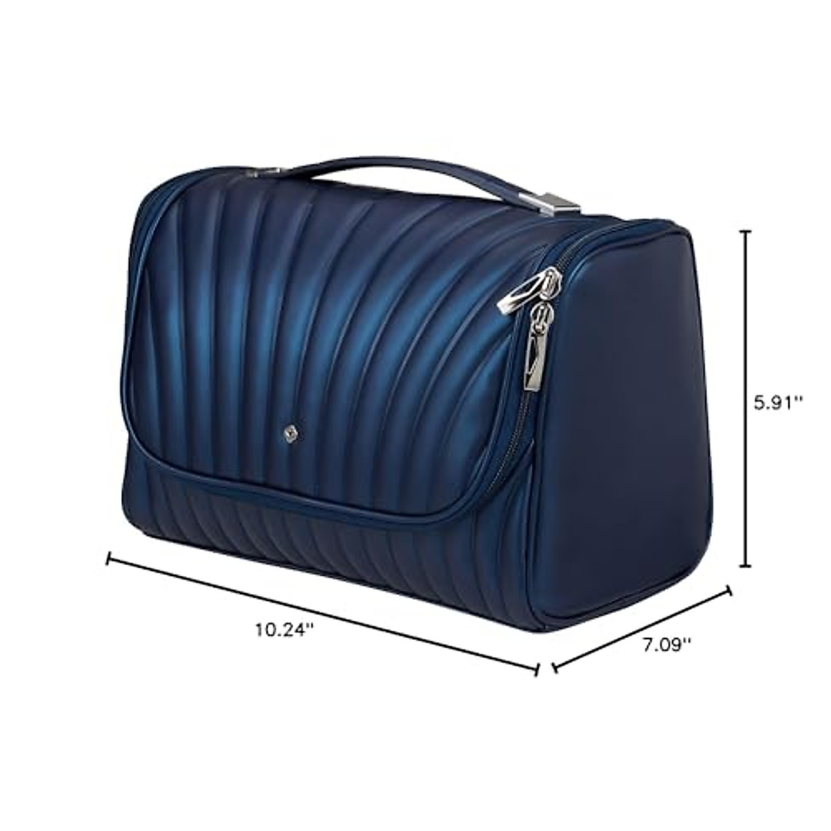Samsonite C-Lite Toilet Kit Toiletry Bag, Blue (Midnight Blue)