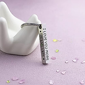 Valentine's Day Gift for Men Women Stocking Stuffer for Men Boyfriend Him Her Couple Keychain I Love You Keychain for Girlfriend Husband Wife Keychain Gifts for Him Her Valentine Day Gifts