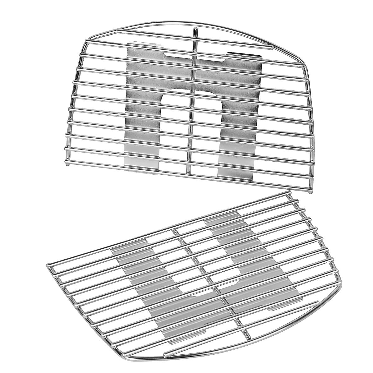 Stanbroil Stainless Steel Grill Cooking Grates for Weber Q1000 Series, Q1200, Q1400 Gas Grill, Replacement for Weber 7644 - Set of 2