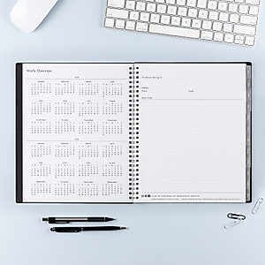 Blue Sky 2023 Monthly Planner, January - December, 8" x 10", Flexible Cover, Wirebound, Enterprise (142096)