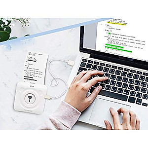 XXXDXDP Birthday Present Mini Printer Thermal Label Sticker Receipt Printer Portable Photo Printer Compatible