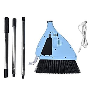 Vacuum Sweeper,2 in 1 Vacuum Sweeper USB Charging Cordless Vacuum Broom Cleaner for Household Bedroom
