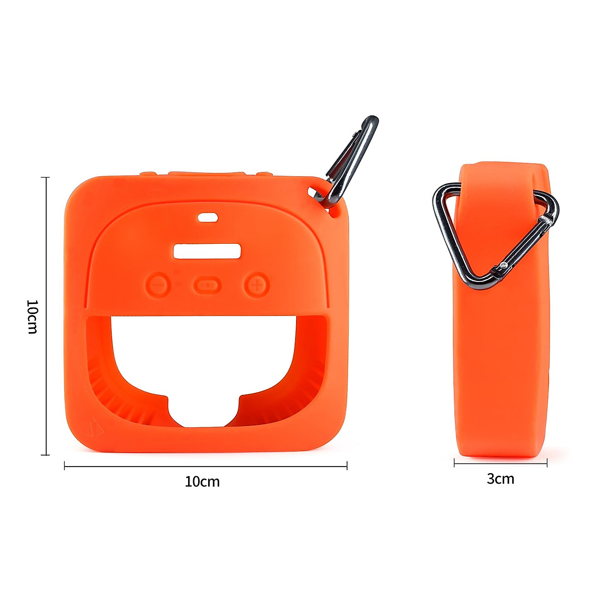 XBERSTAR Silicone Cover Sleeve for Bose SoundLink Micro Speaker Soft Silicone Protective Cover Case (Orange)