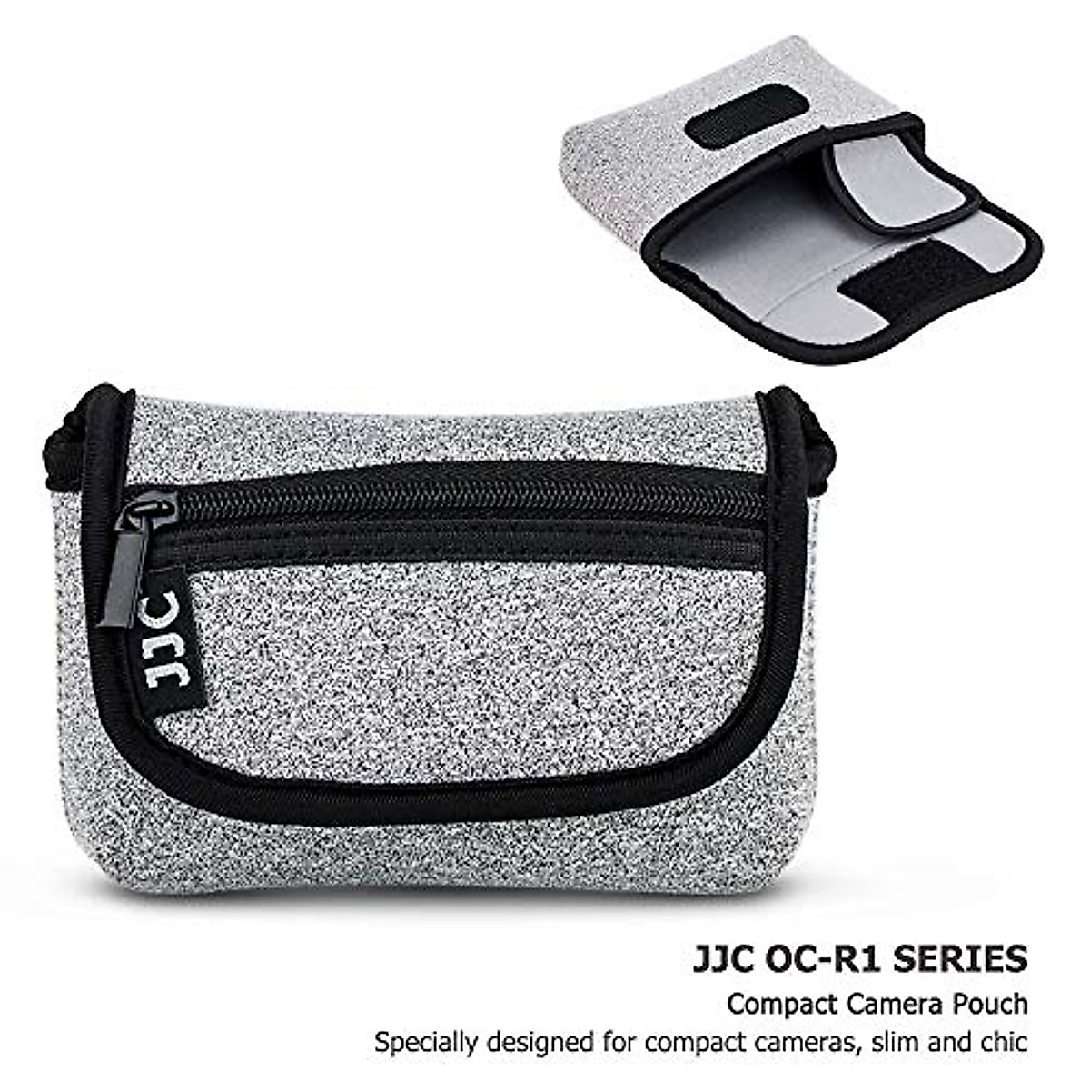 JJC Compact Camera Case Travel Pouch Sleeve for Sony ZV1F ZV-1F ZV1 ZV-1 RX100 VII VI VA W800 W830 WX350 Canon G7X G5X G9X SX740 Olympus TG-6 TG-5 TG-4 Fujifilm XP130 XP140 XP90 Ricoh GR III II & More