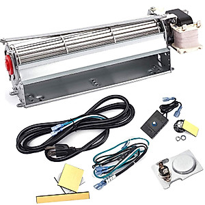Criditpid GFK4 GFK4A GFK4B FK4 Replacement Fireplace Blower Fan Kit for Heatilator Majestic Temco Lennox Fireplaces, Rotom HB-RB74K, R7-RB74K