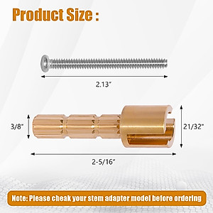 970-0770 Stem Adapter Compatible with Pfister Shower valve Trim Handle Stem Extension Tub and Faucet Accessories Extender Trim Repair Kit