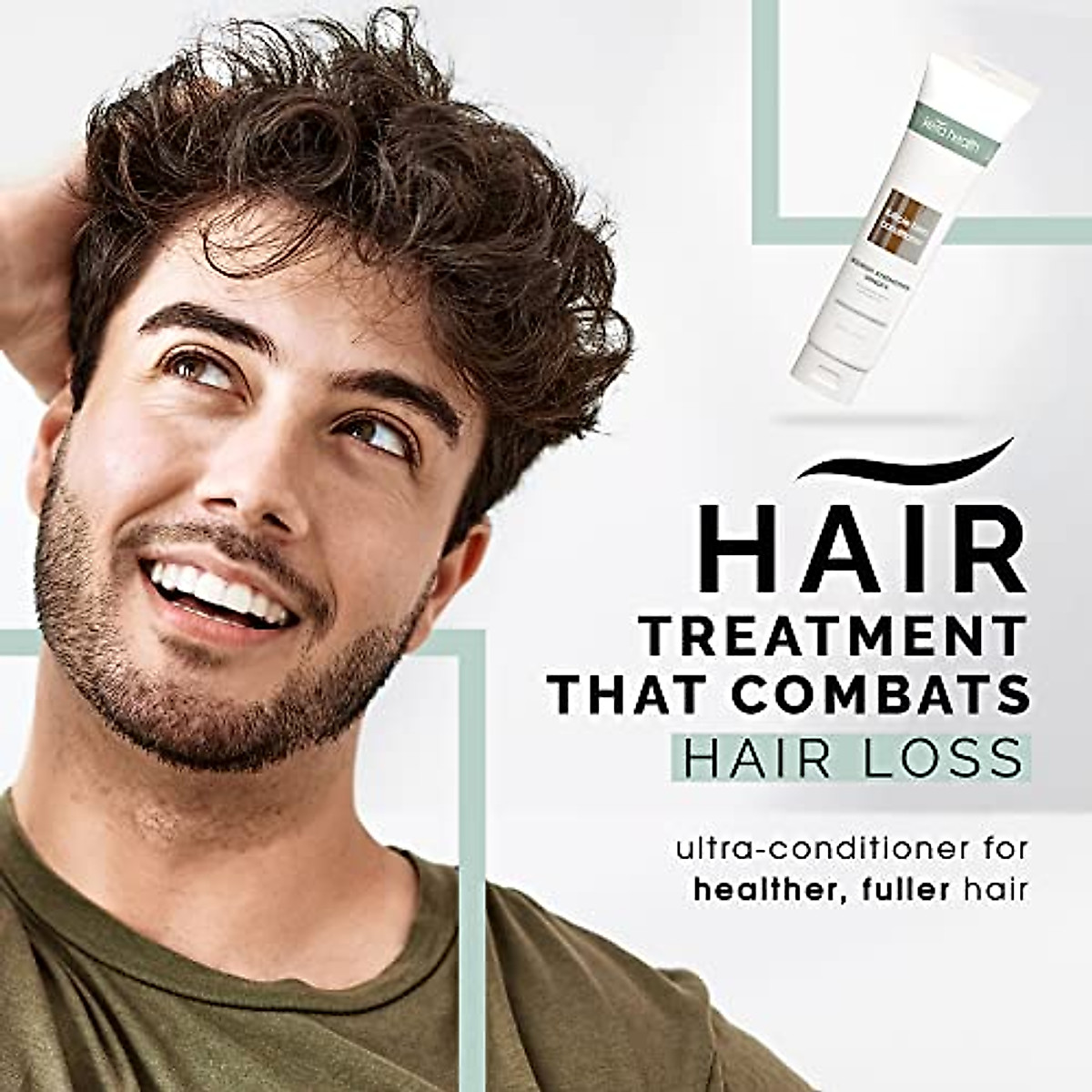 Follicle Hero Hair Growth Conditioner, Keratin Conditioner Hair Fall Solution for Women and Men, Paraben-Free Volumizing Conditioner for Fine Hair, 5.1 fl oz - KeraHealth