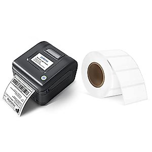 POLONO Label Printer, PL420 4x6 Thermal Printer, High-Speed Shipping Label Printer, Commercial Direct Thermal Printer, 2" x 1" Direct Thermal Label, Self-Adhesive Address Shipping Thermal Label