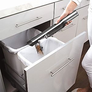 Shark ION W1 Handheld Vacuum, Lightweight at 1.4 Pounds with Powerful Suction, ION Charging Dock, Single Touch Empty and Detachable Dust Cup (WV201) (Renewed)