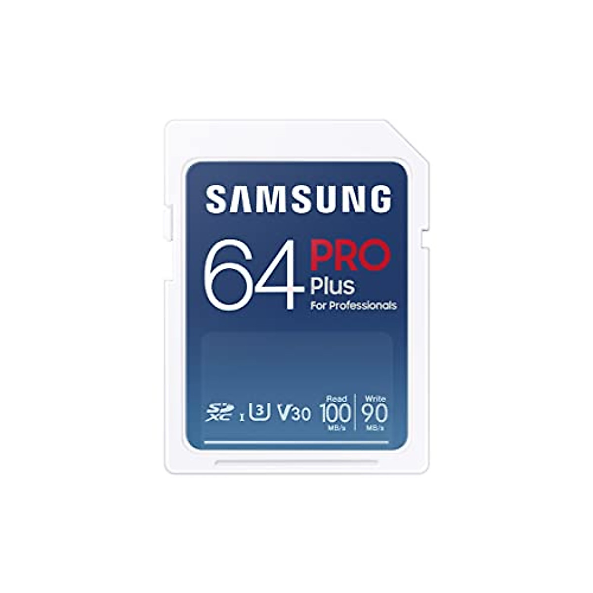 SAMSUNG PRO Plus SD Full Size SD Card 64GB, MB-SD64K/AM