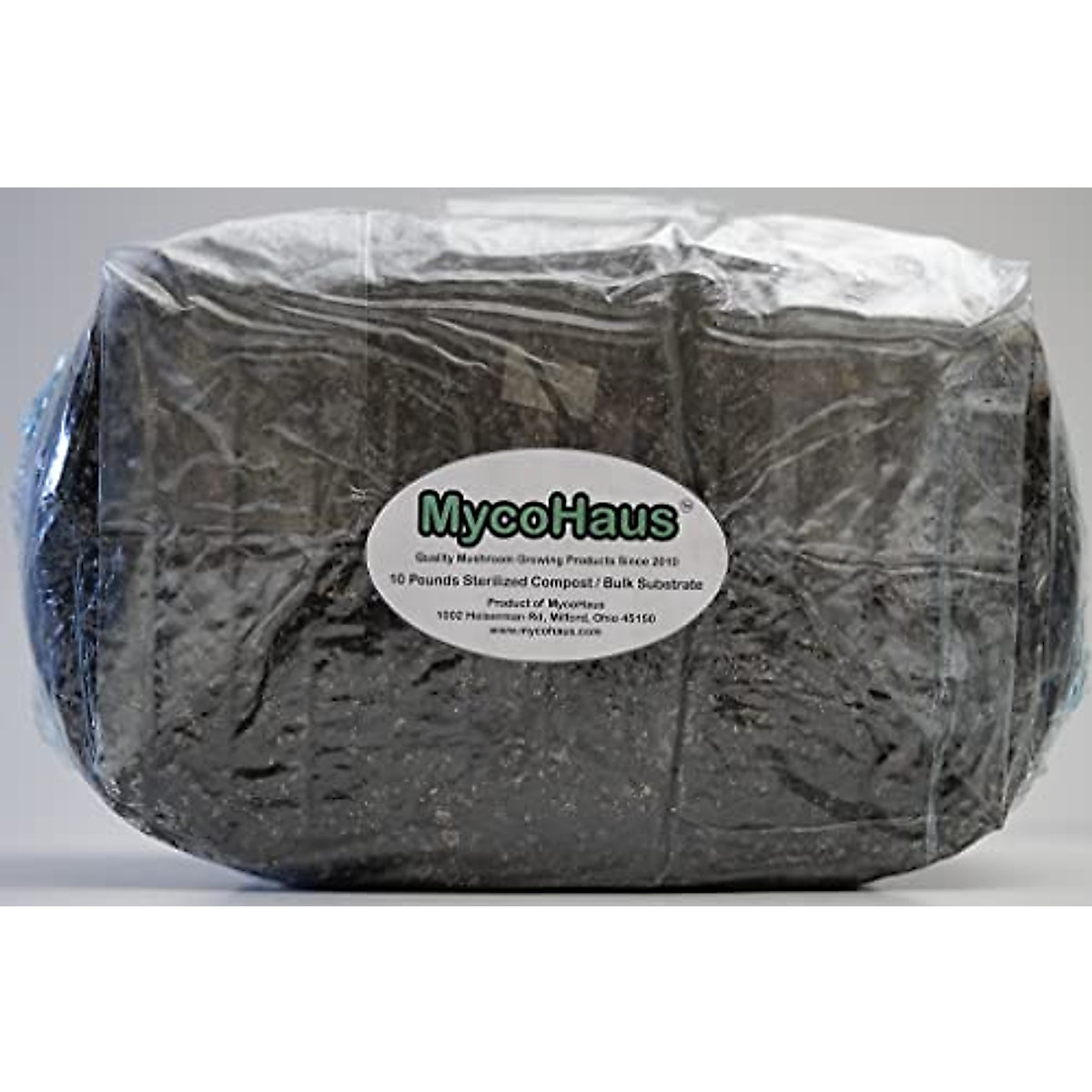 MycoHaus 10 Pounds Sterilized Compost Mushroom Substrate