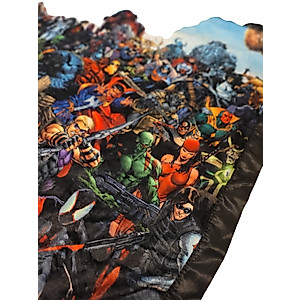 Bazillion Dreams Marvel Comics Universe Characters Fleece Softest Comfy Throw Blanket for Adults & Kids| Measures 60 x 45 Inches