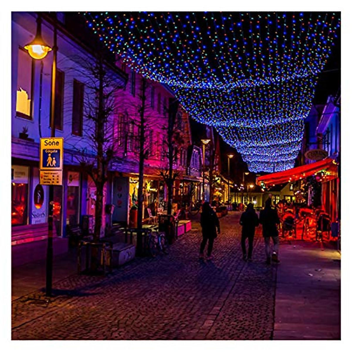 Fairy Lights Outdoor Fairy String Lights 10M With 100 LED 8 Modes Wave Rope Lights Icicle Curtain Light,Waterproof Festival Lighting For Garden Patio Yard Home Wedding Party And Christmas Decoration Z