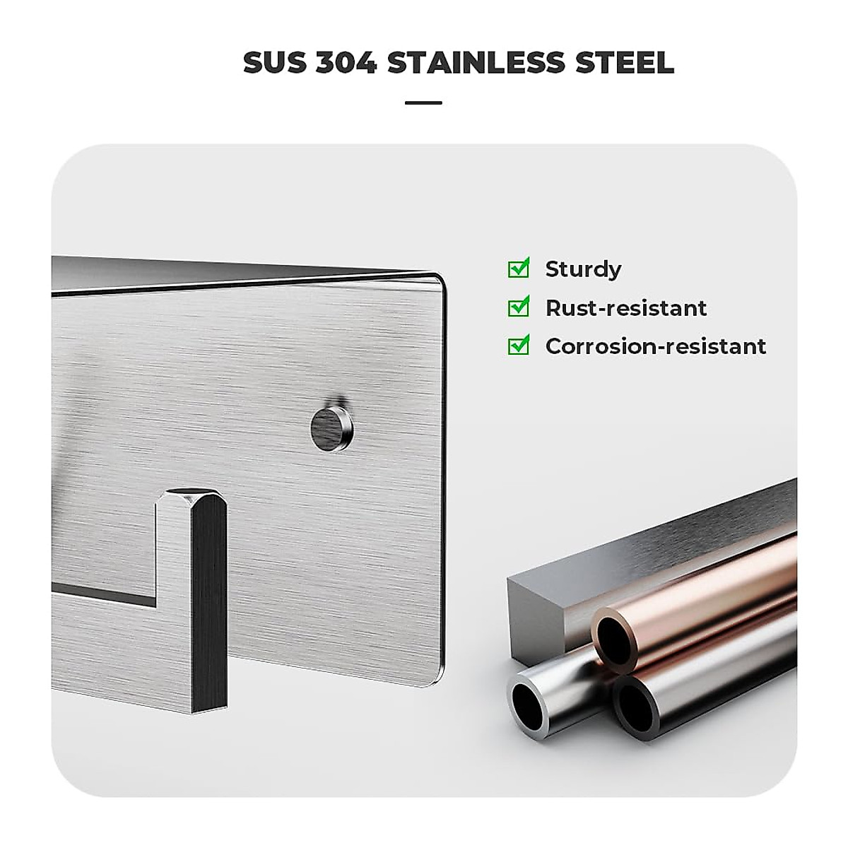 Double Toilet Paper Holder with Shelf, FreshGlow Large Tissue Holder Brushed Nickel, Wall Mount Commercial Toilet Paper Dispenser Phone Shelf Stainless Steel, Tissue Roll for Bathroom