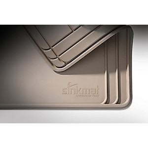 WeatherTech SinkMat – Waterproof Under Sink Liner Mat for Kitchen Bathroom – 28” x 19” Inches - Durable, Flexible Tray – Home undersink Organizer Must Haves, Tan