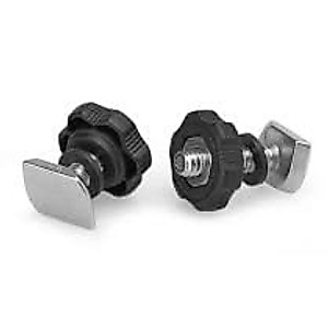 RAILBLAZA QuickGrip Kayak Paddle Holder Clip with Trackmount for Paddle Pole or Landing Net Storage