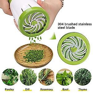 Herb Grinder Spice Mill Parsley Shredder Chopper Vegetable Cutter Garlic Coriander Spice Grinder Kitchen Accessories