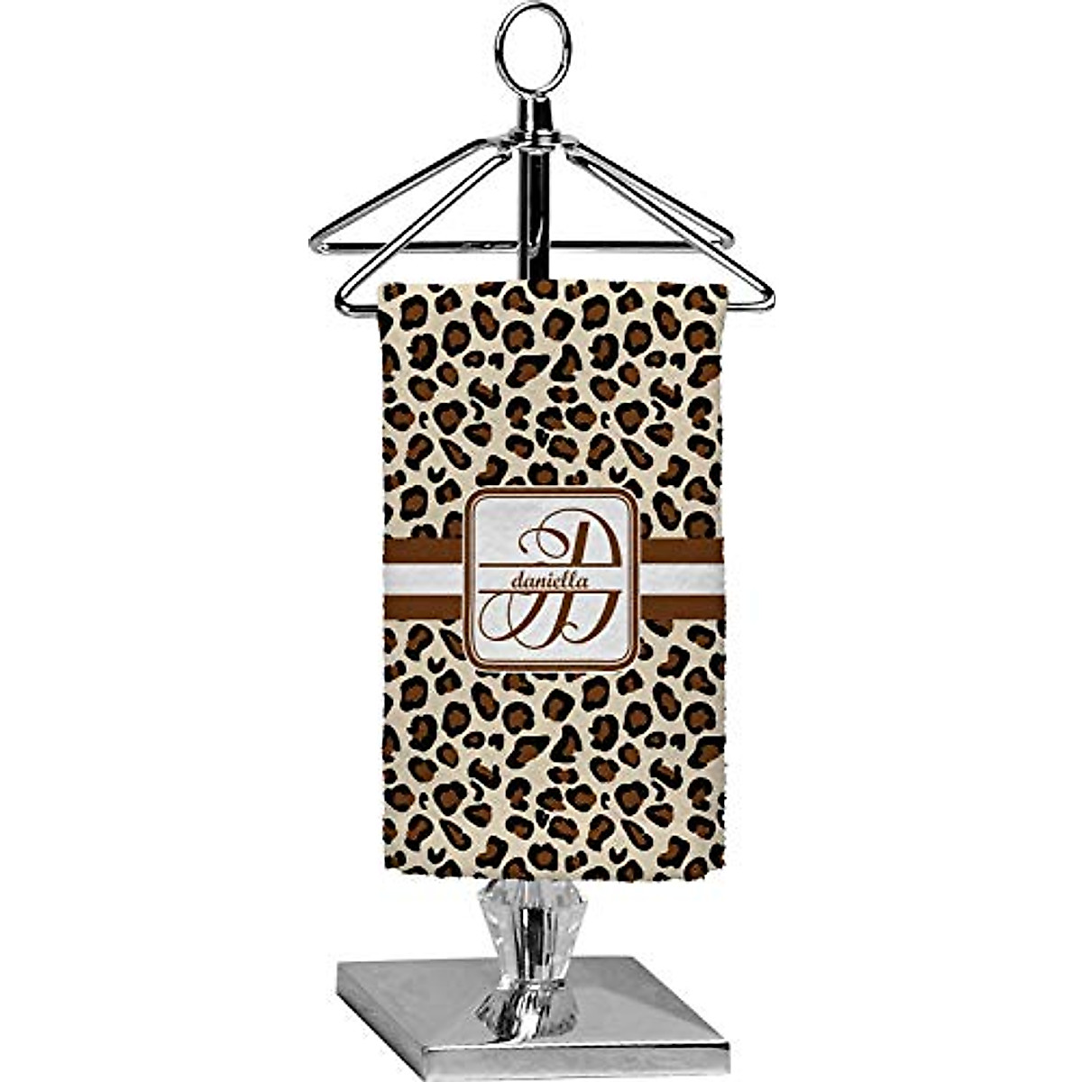 YouCustomizeIt Leopard Print Finger Tip Towel - Full Print (Personalized)