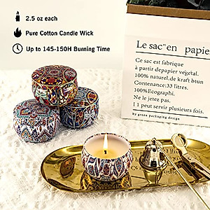 9 Pack Scented Candles Gift Set for Women,Aroma Candles Set for Home Scented,Bath Spa Candles,145H Burning,Ideal Gift for Birthday-Valentine's Day-Mother's Day-Christmas-Thanksgiving