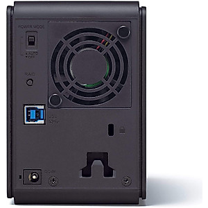 BUFFALO DriveStation Duo 2-Bay 4TB (2x2TB) TAA Desktop External Hard Drive USB 3.2